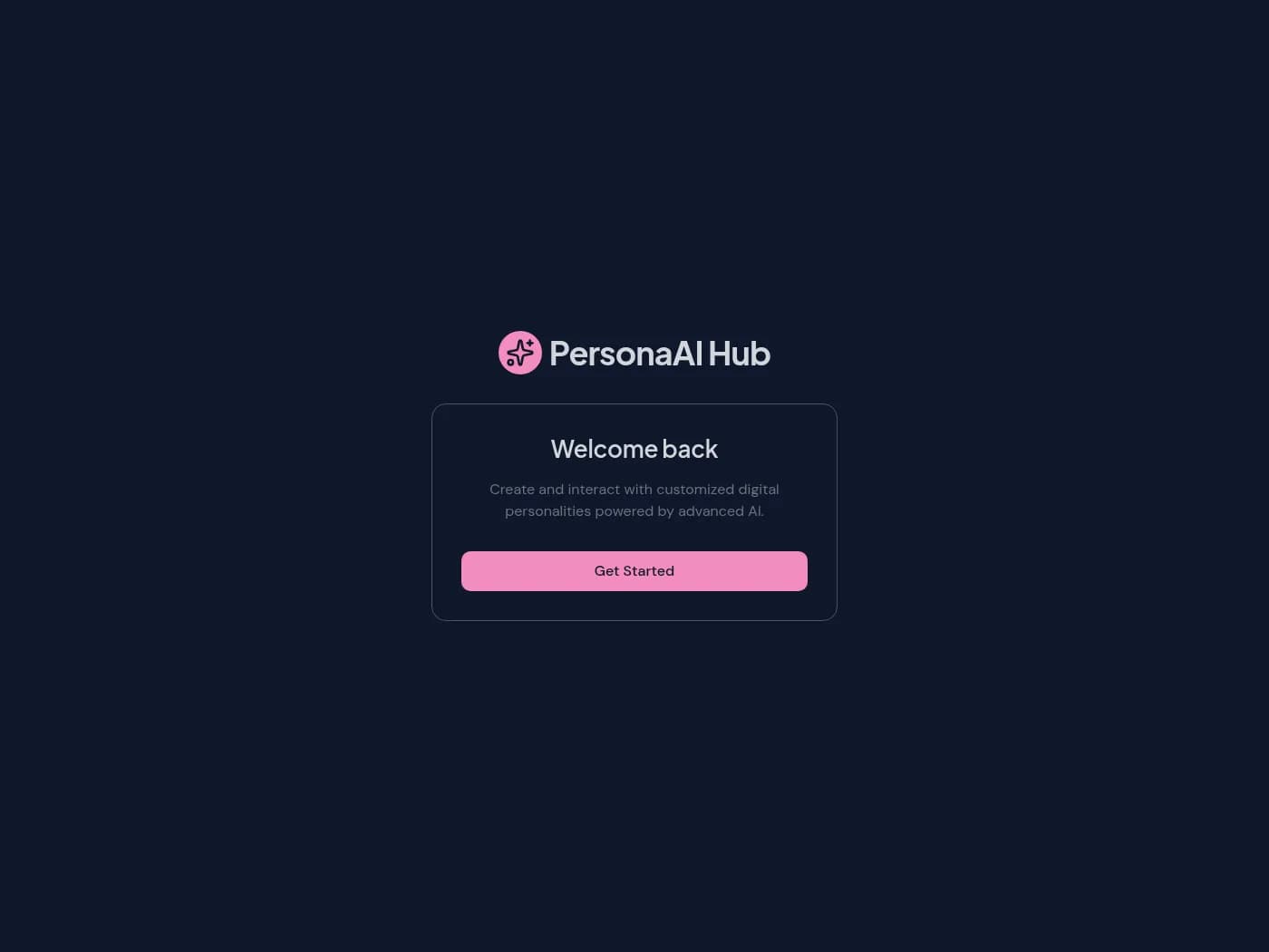 PersonaAI Hub