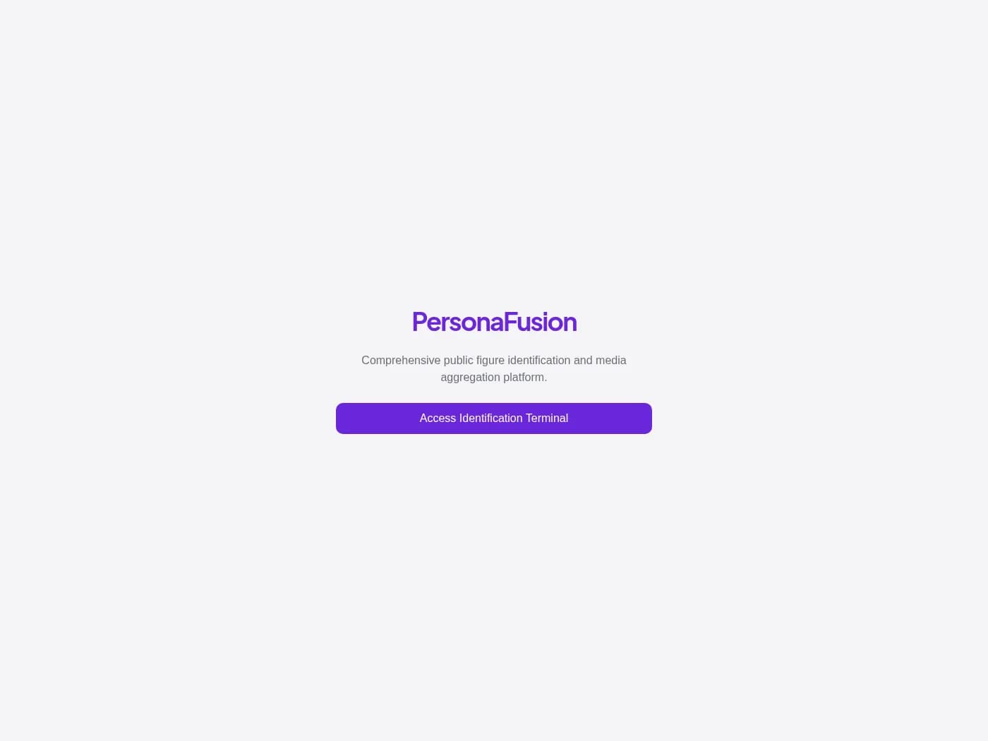 PersonaFusion Platform