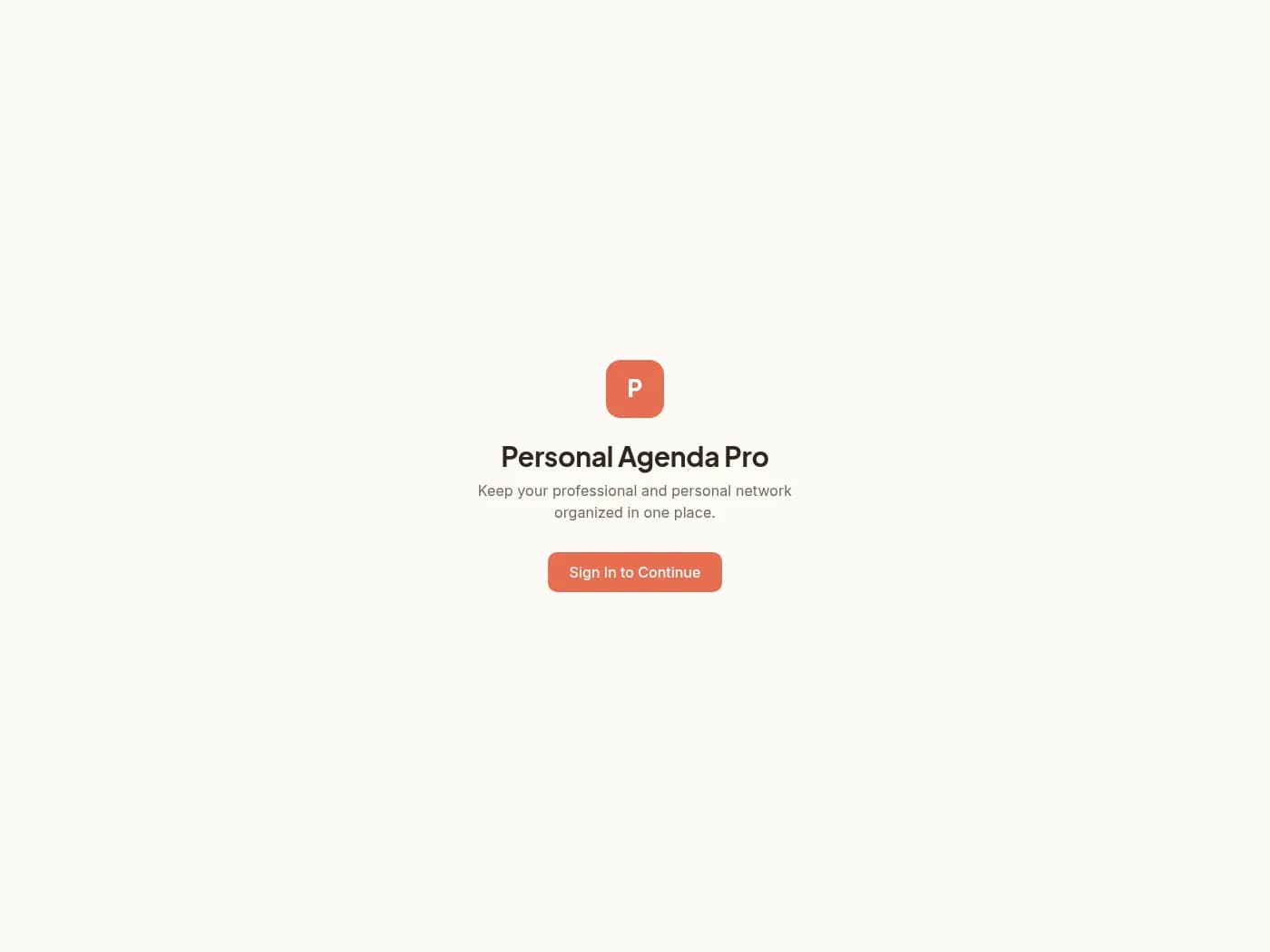 Personal Agenda Pro
