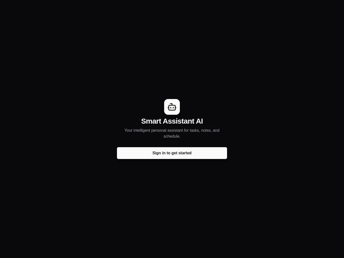 Smart Assistant AI