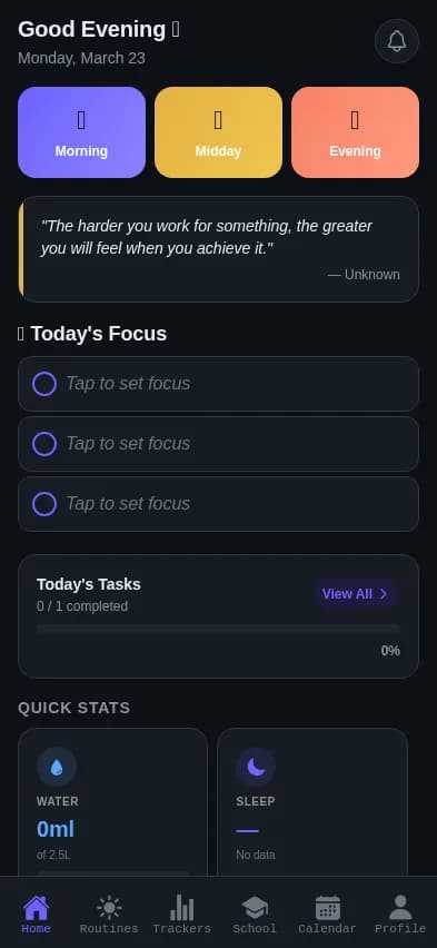 Personal Productivity Hub