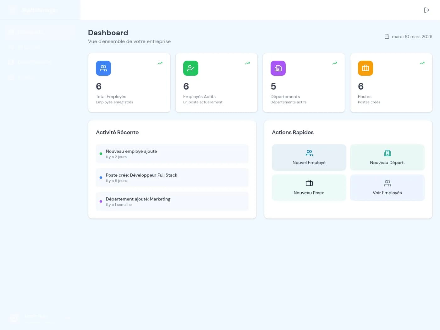 StaffManager Web App