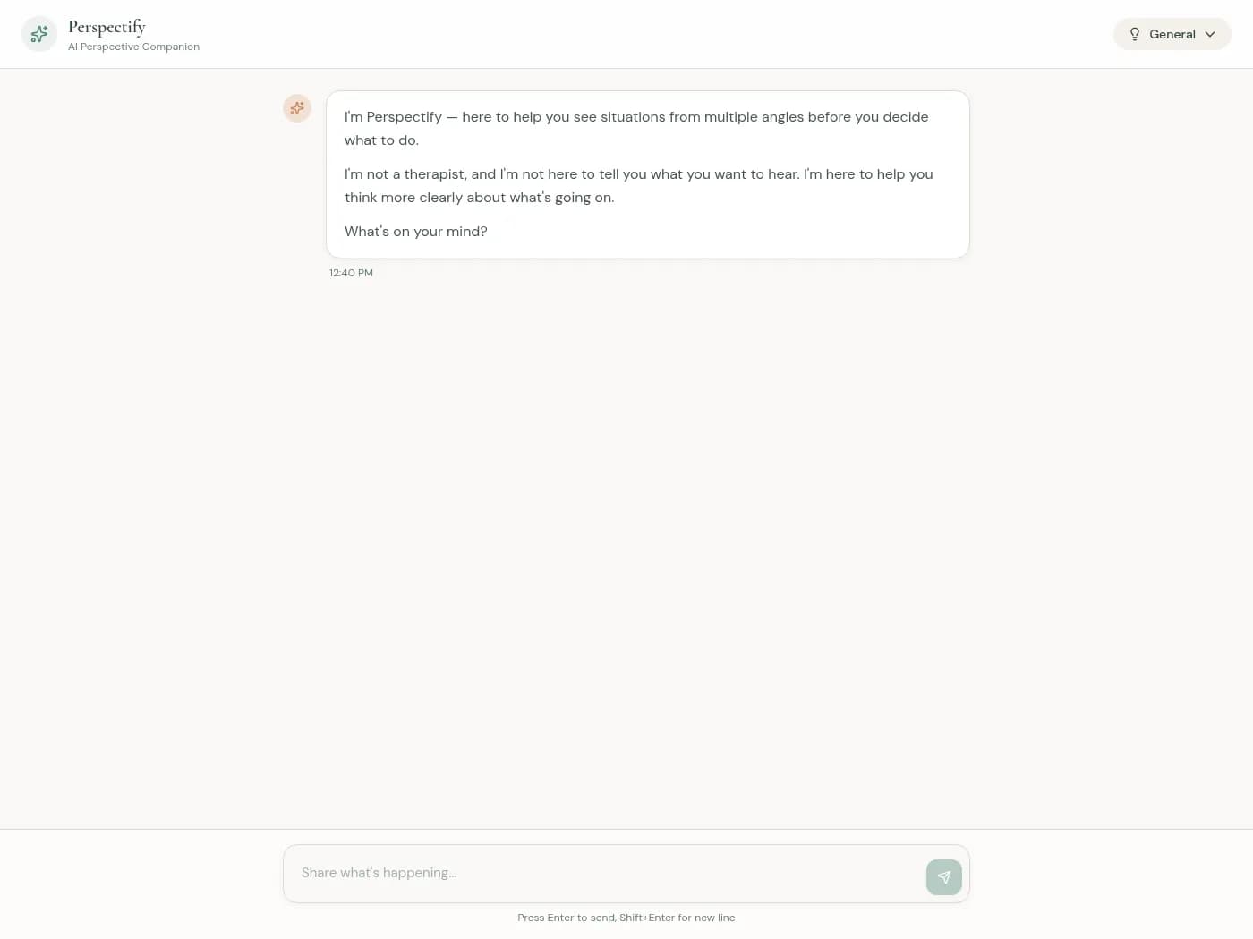 Perspectify AI Companion
