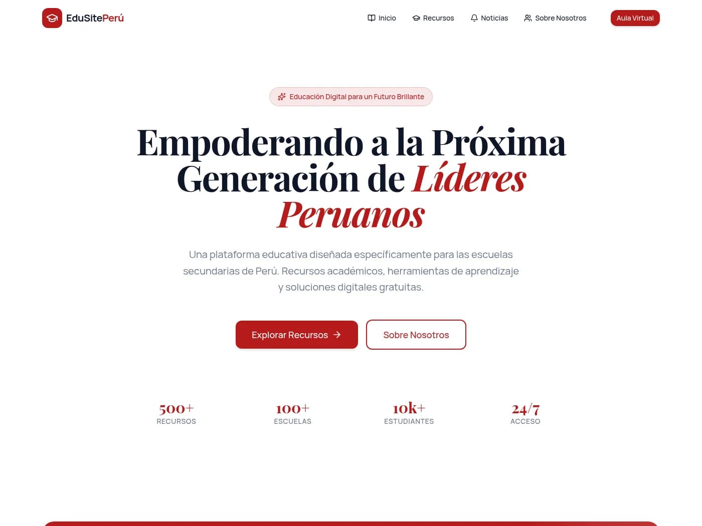 Peru School EduSite