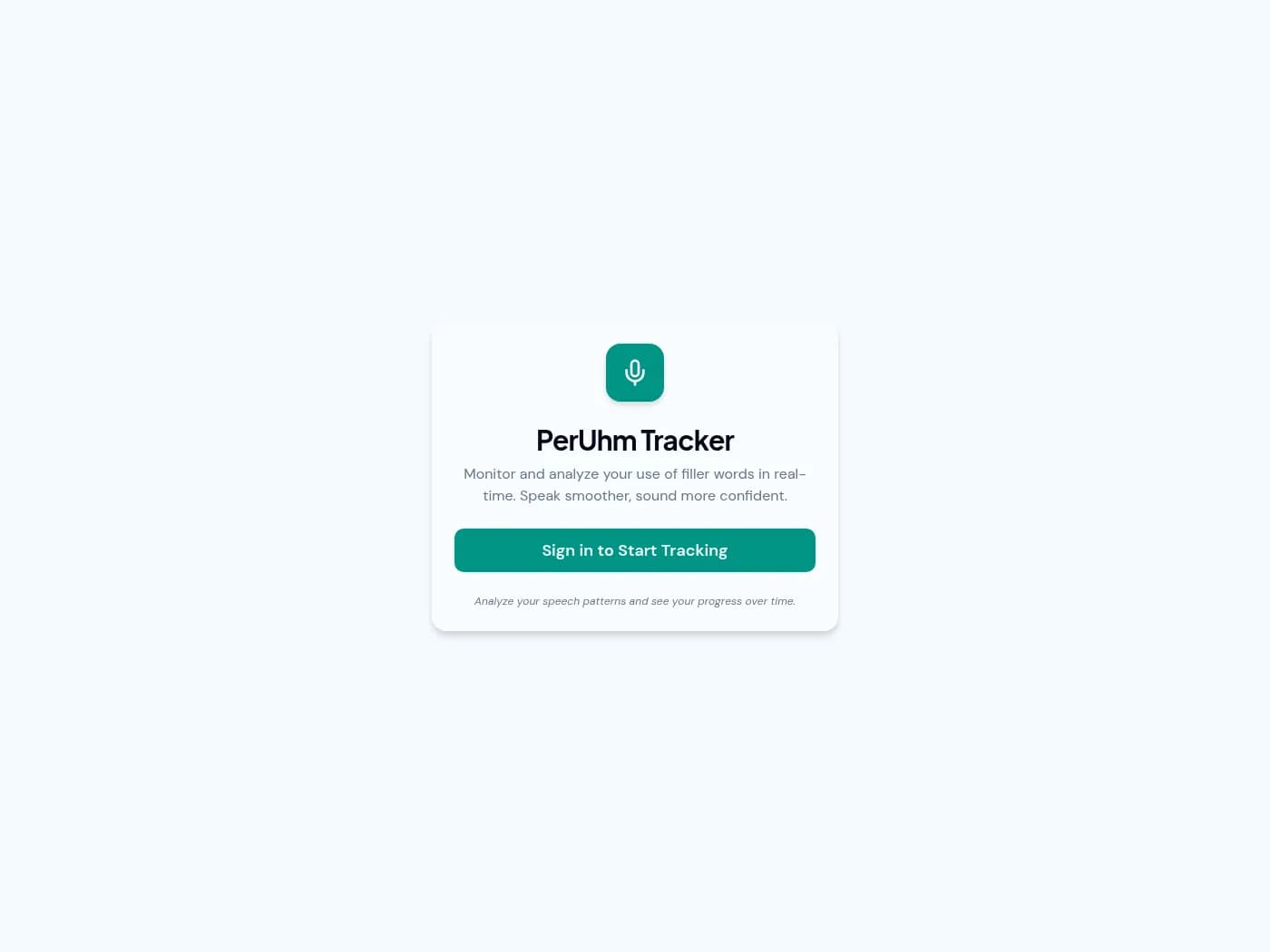 PerUhm Tracker