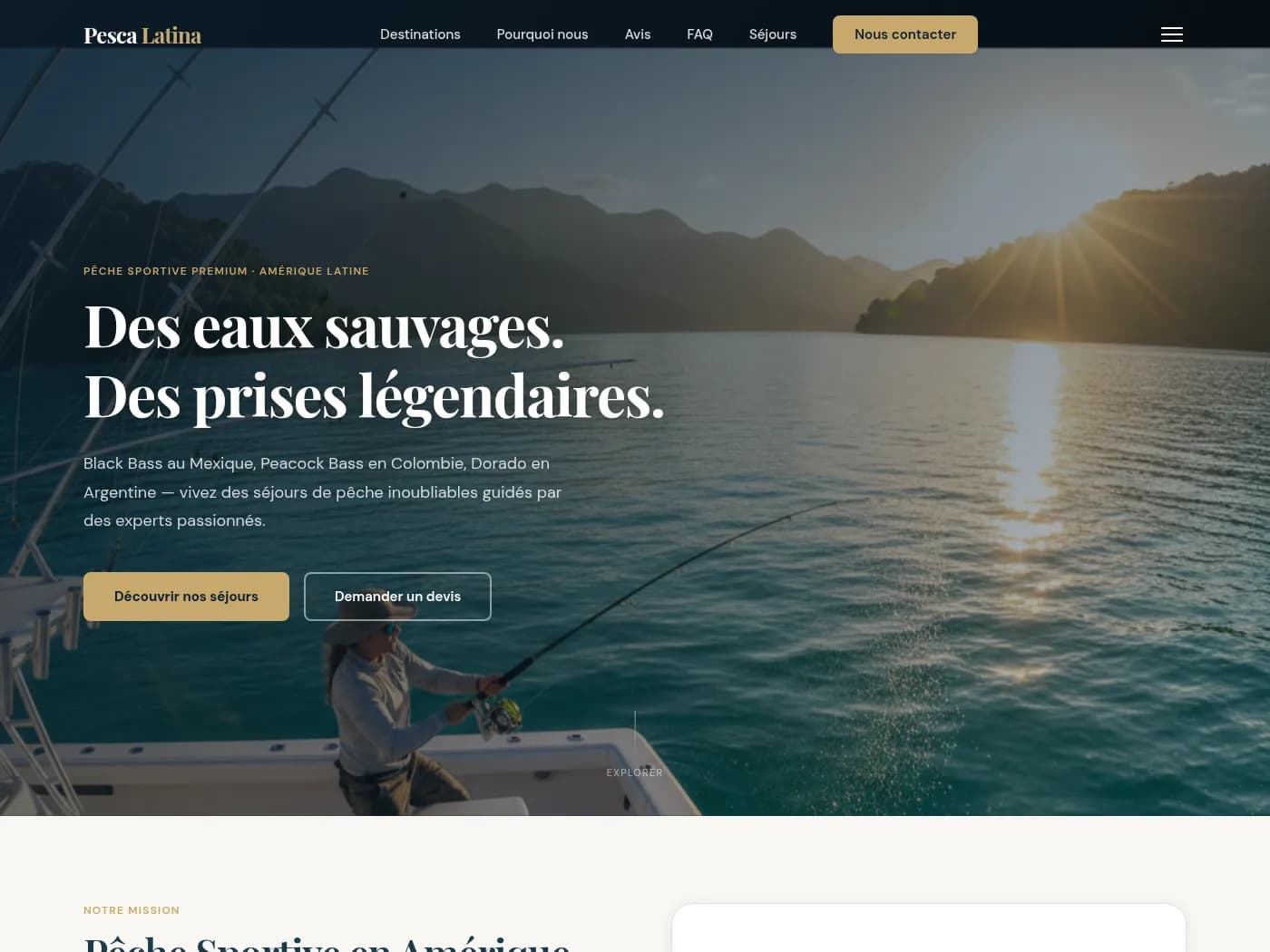 Pesca Latina Premium Theme