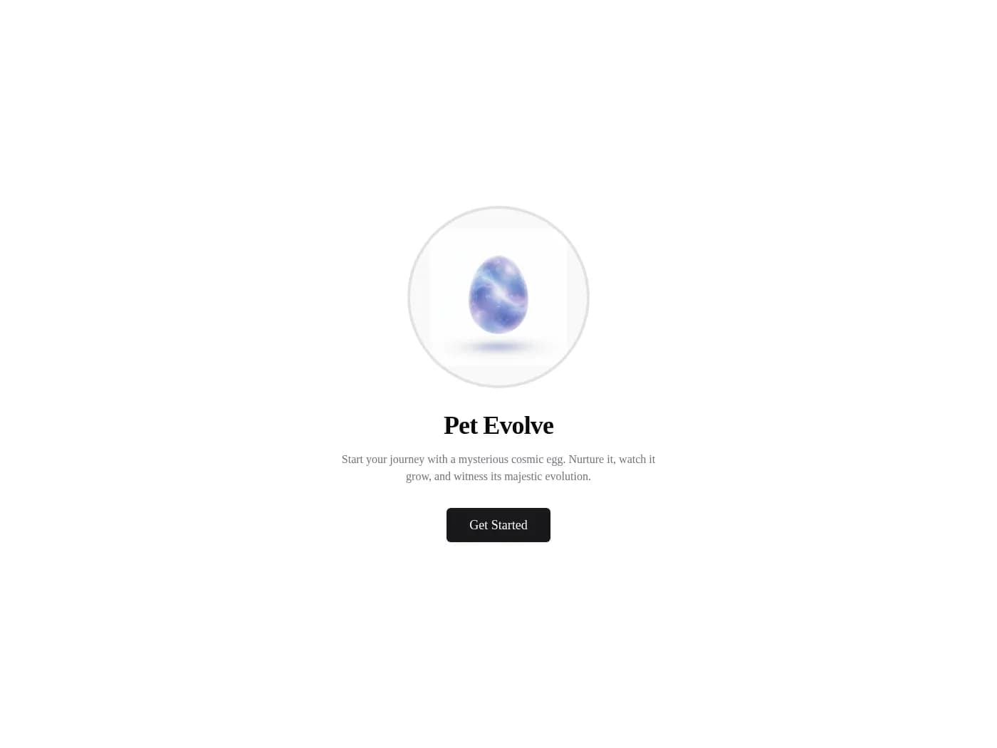 Pet Evolution App