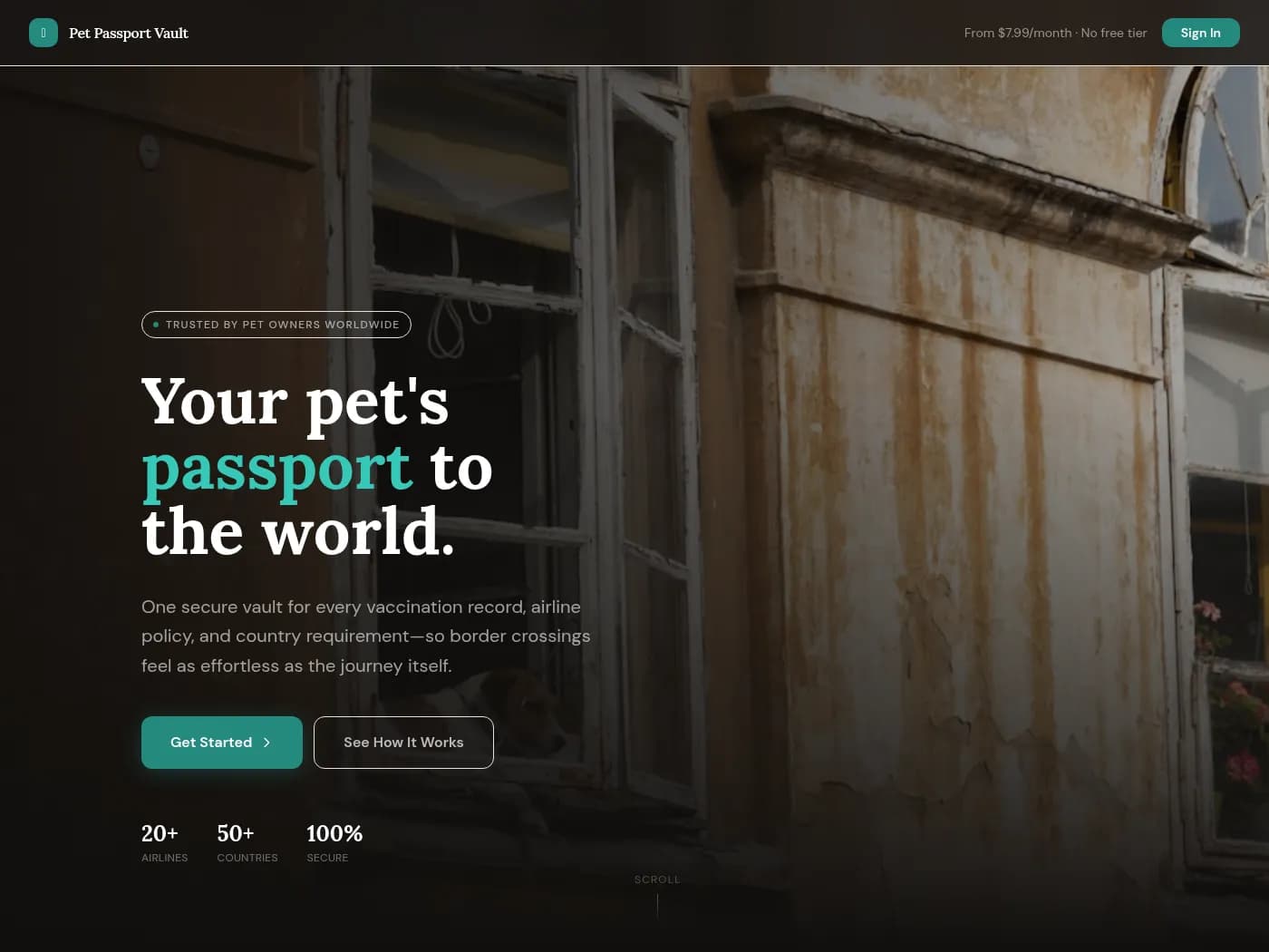 Pet Passport Vault