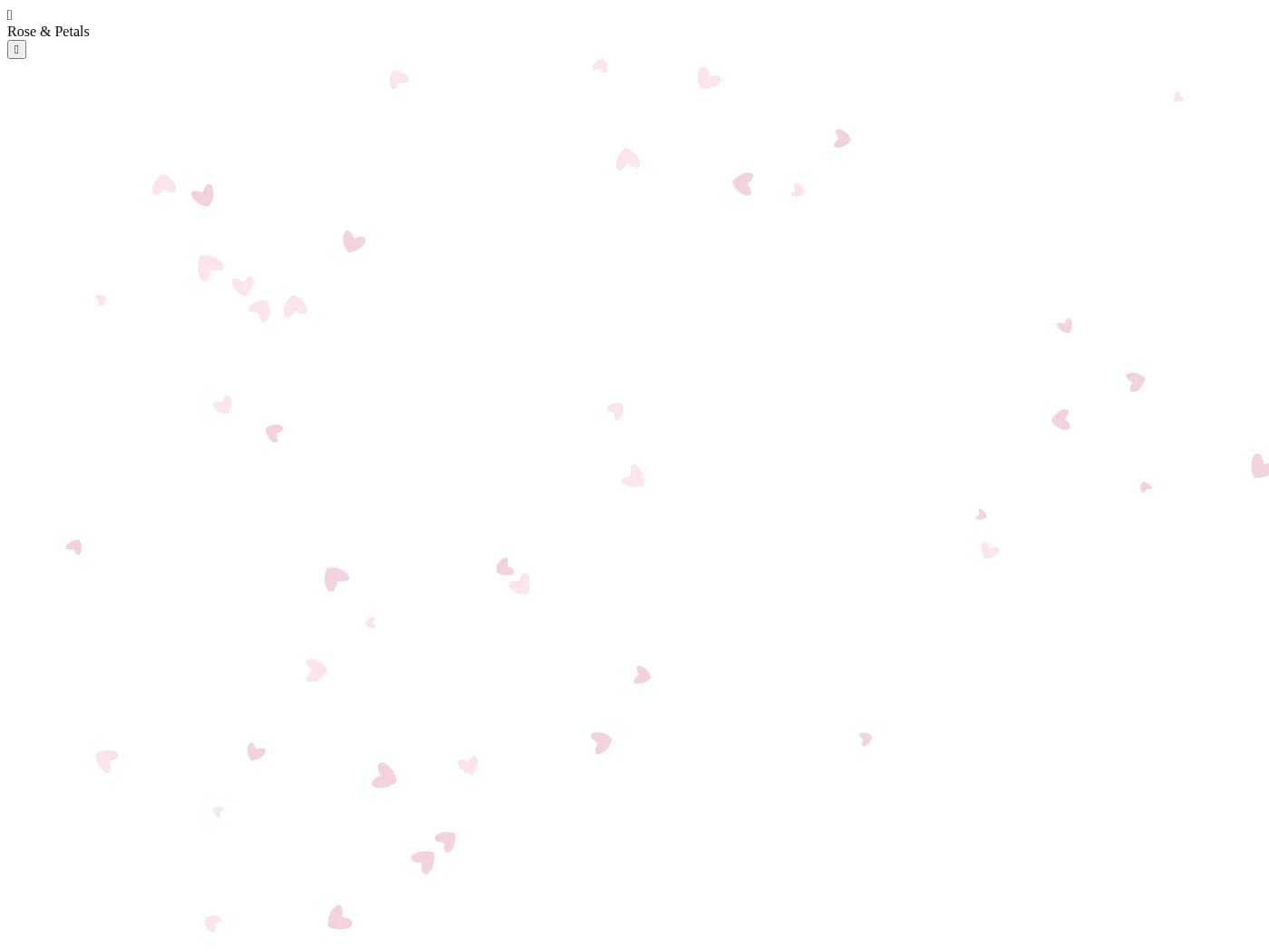 Petal Love Letter Site