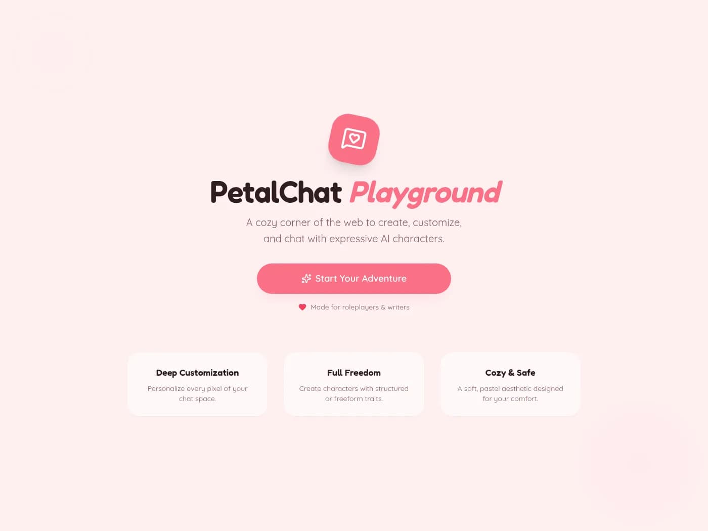 PetalChat Playground