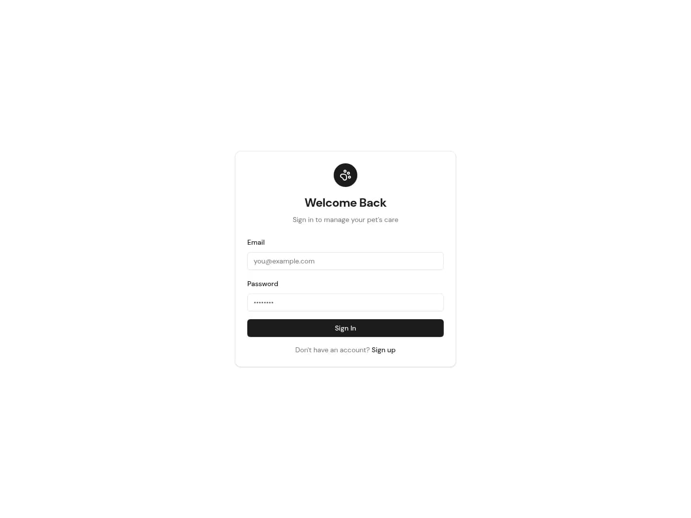 PetCare Appointment App