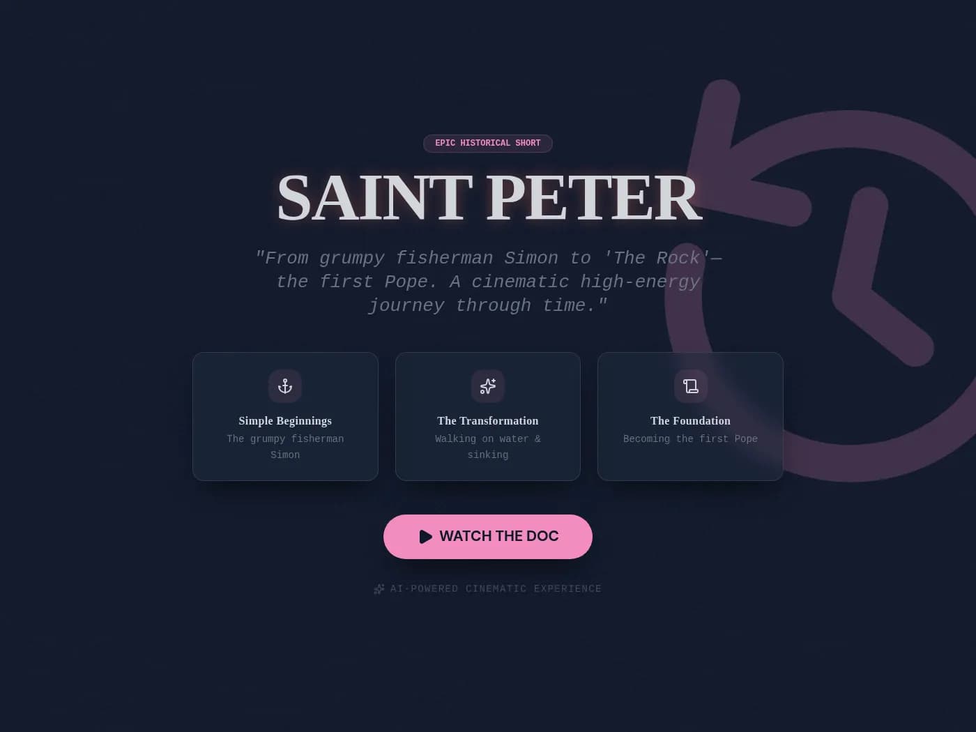 Saint Peter Short Doc