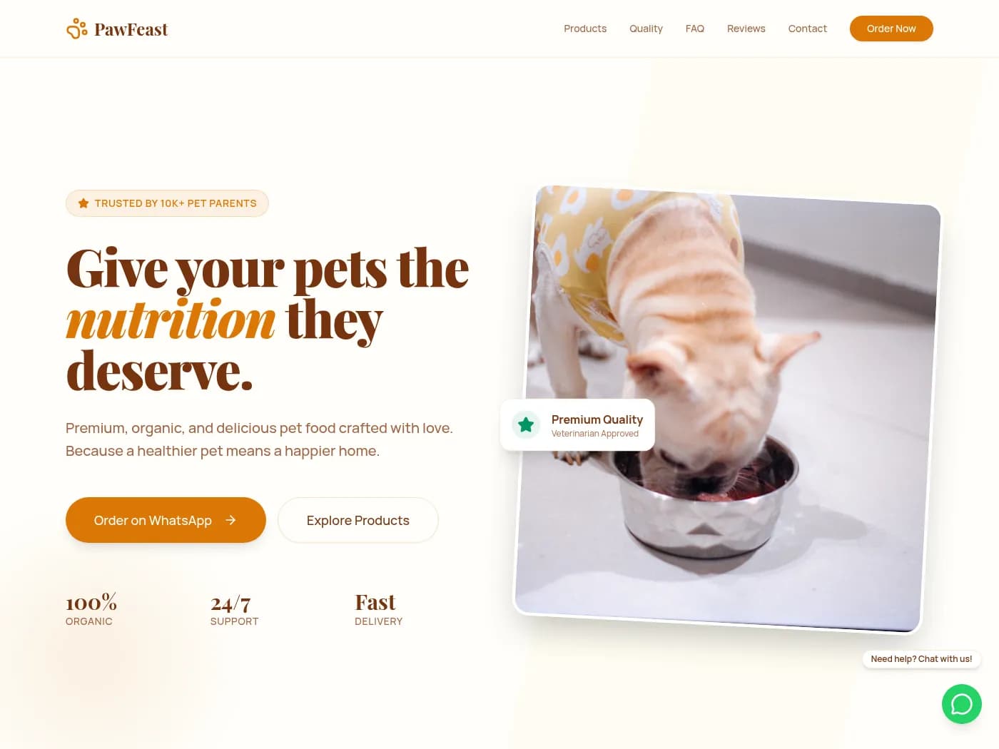 PetFood Biz Website