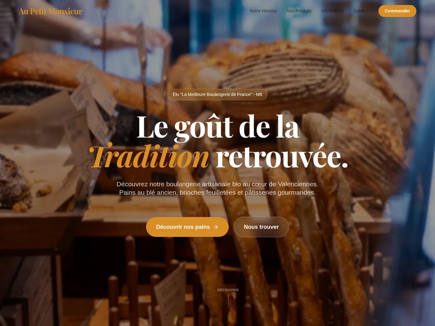 Au Petit Monsieur Website