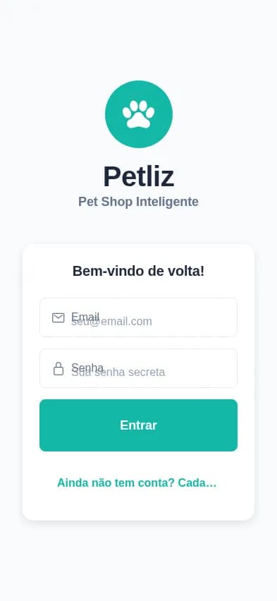 Petliz – Pet Shop Inteligente