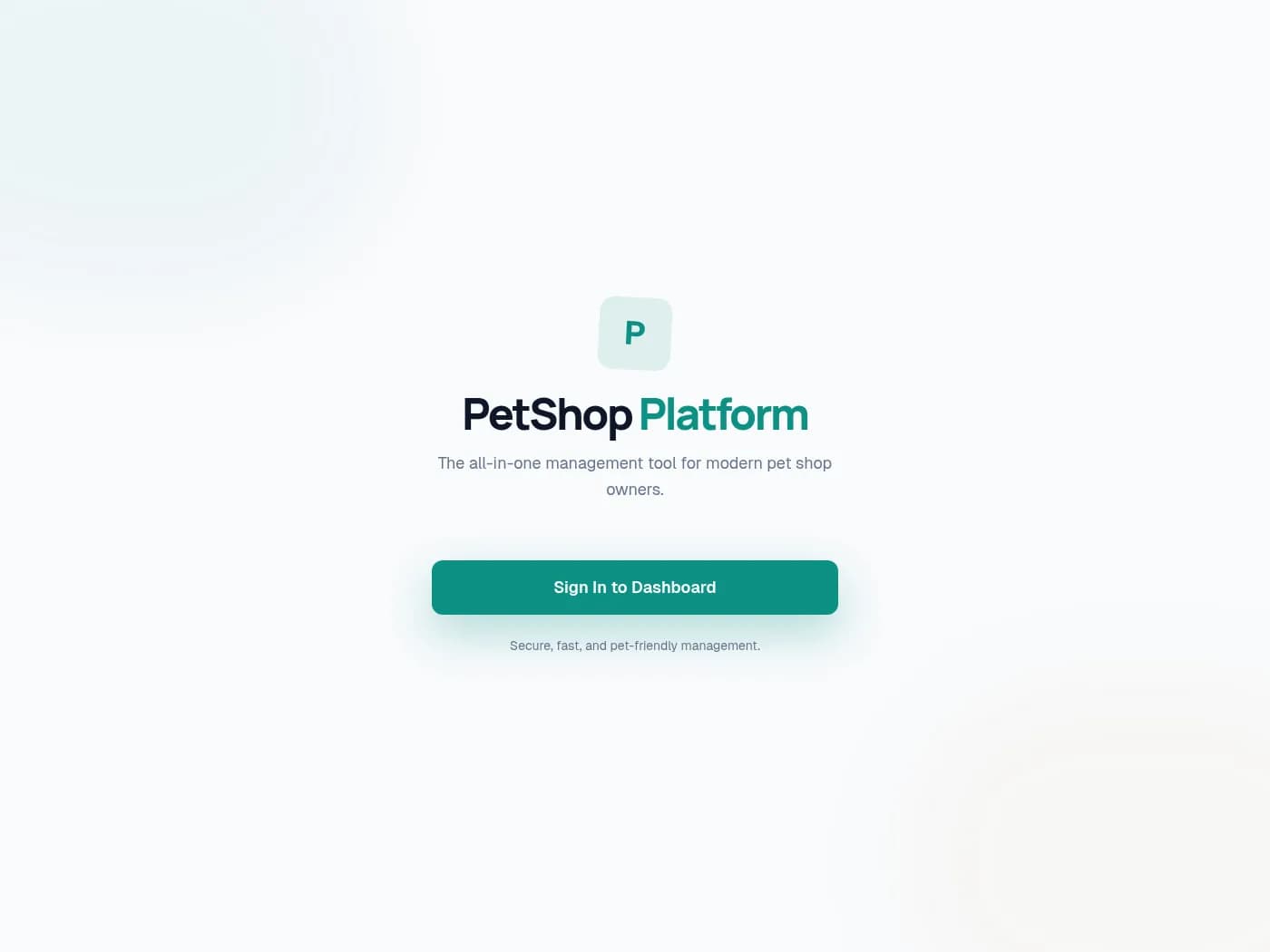 PetShop Platform
