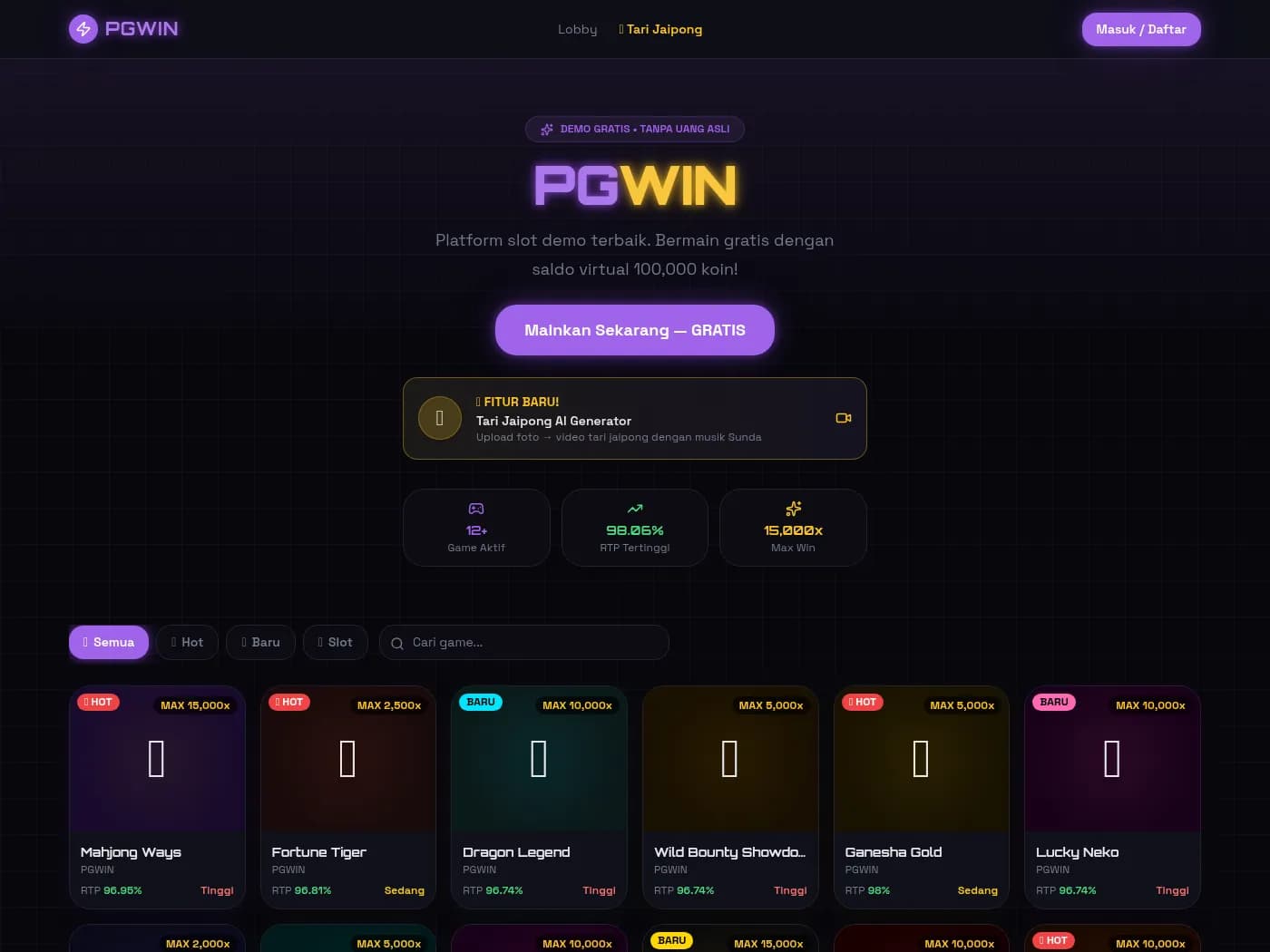 PGSOFG Casino Web