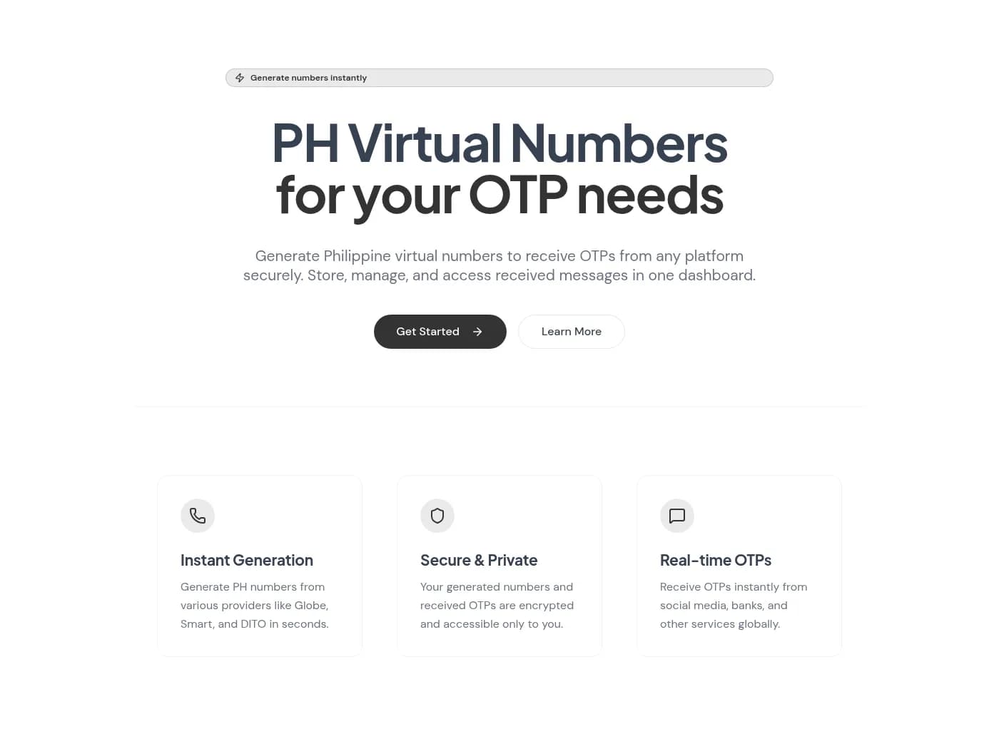 PH Virtual Number Hub
