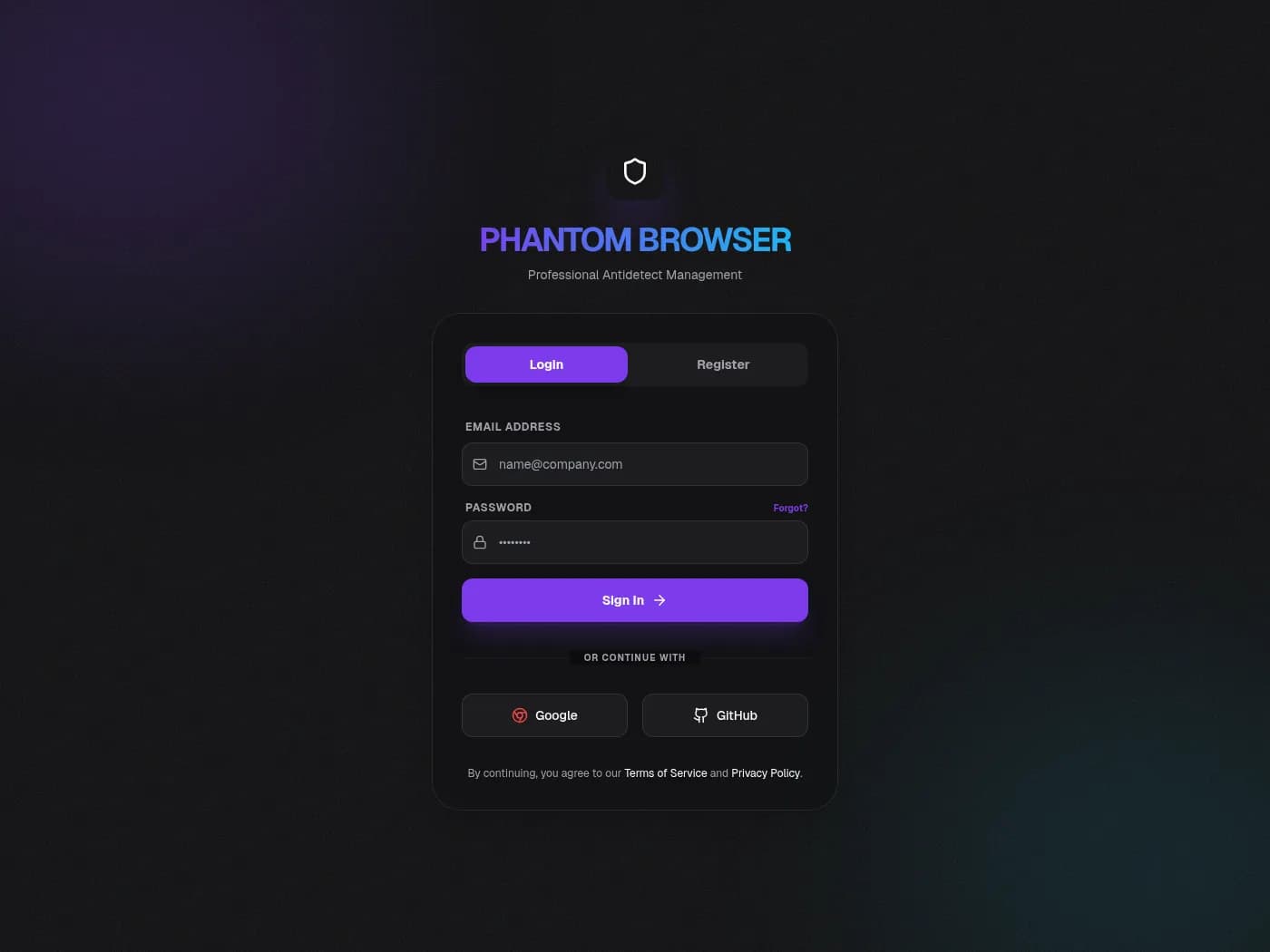 Phantom Antidetect Browser