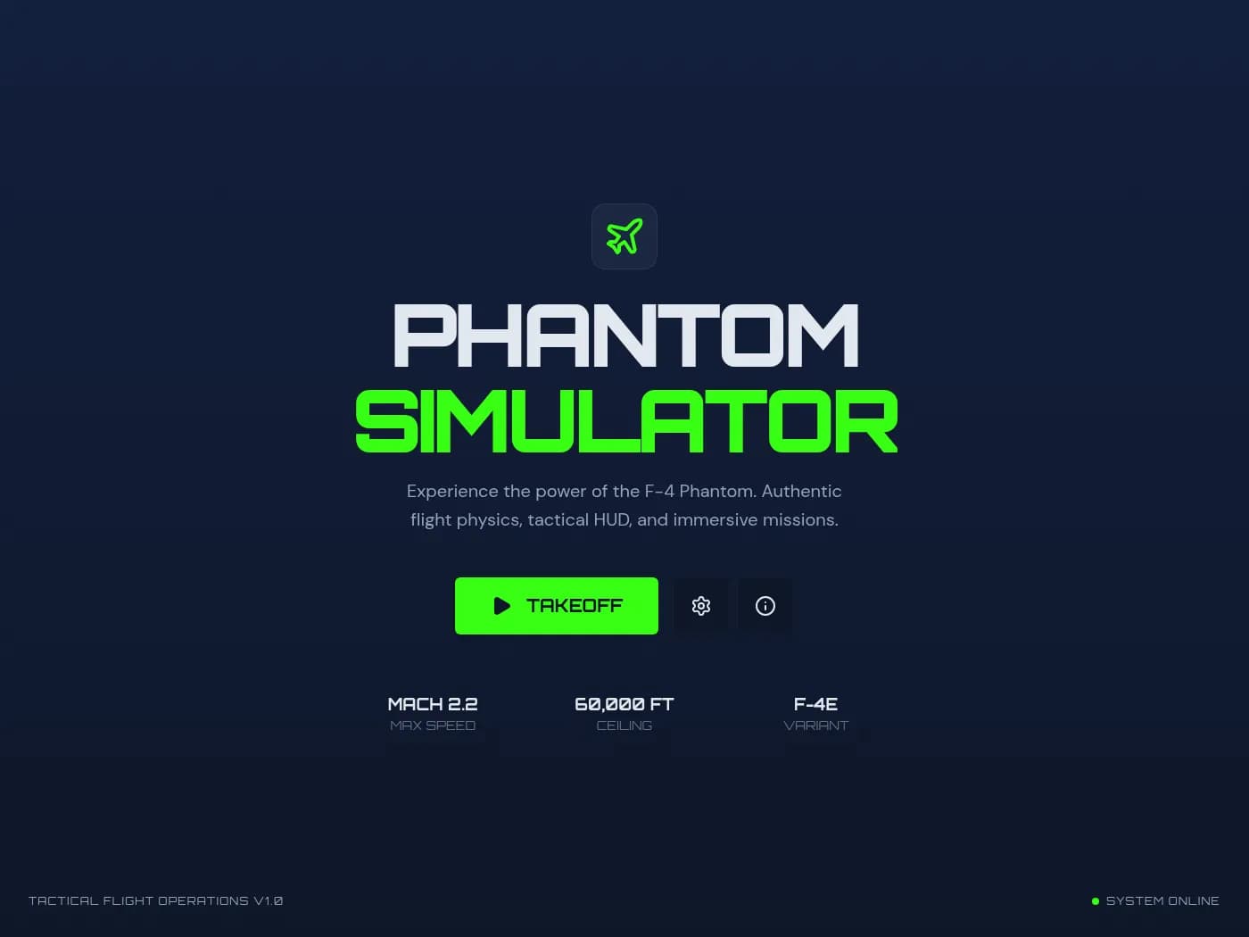 Phantom Flight Simulator