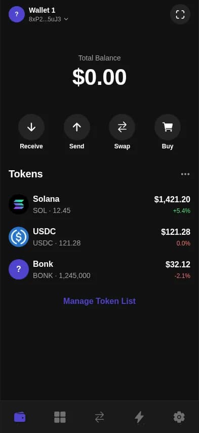 PhantomSim Wallet