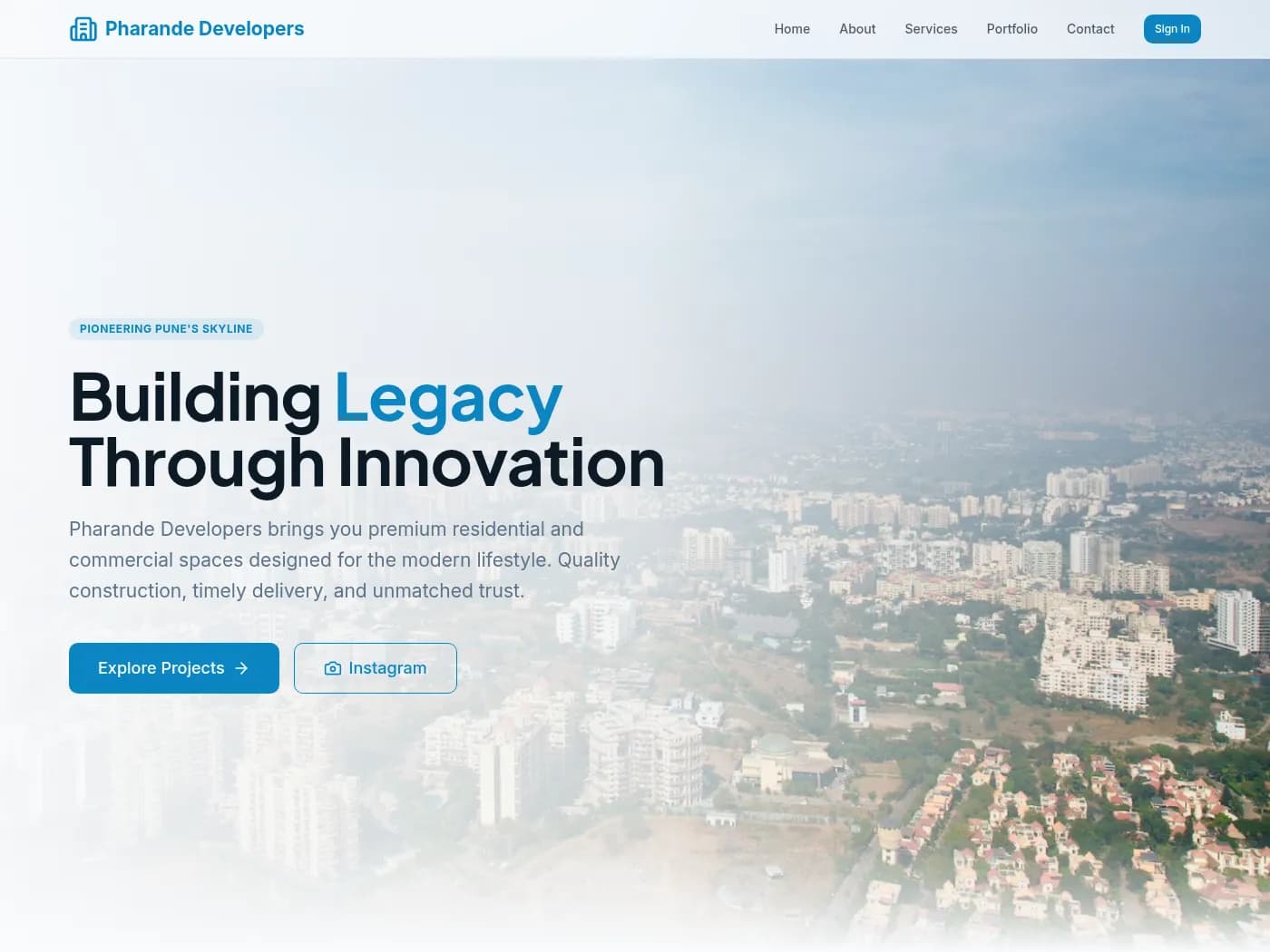 Pharande Developers Site