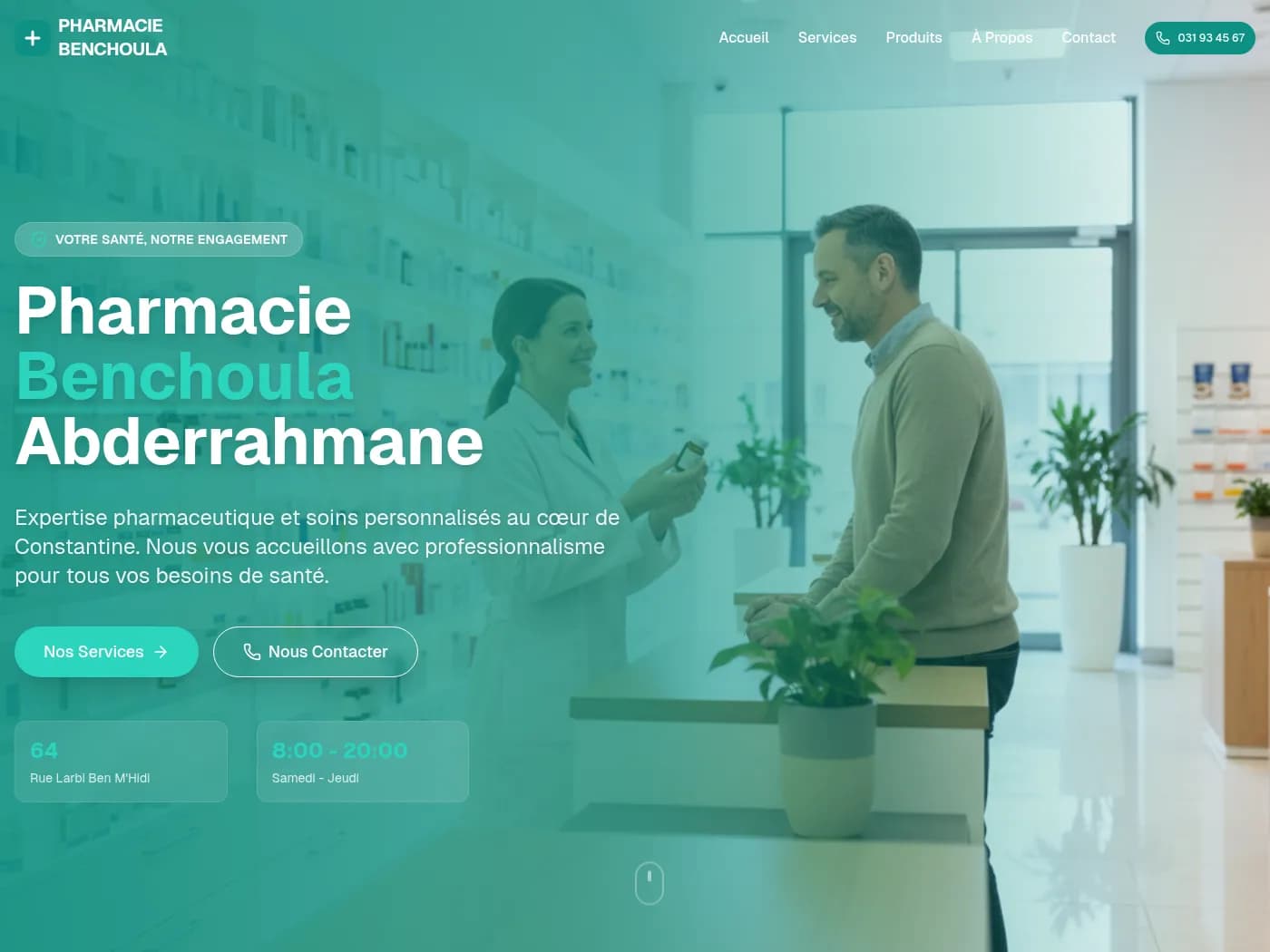 Pharmacie Vitrine Web