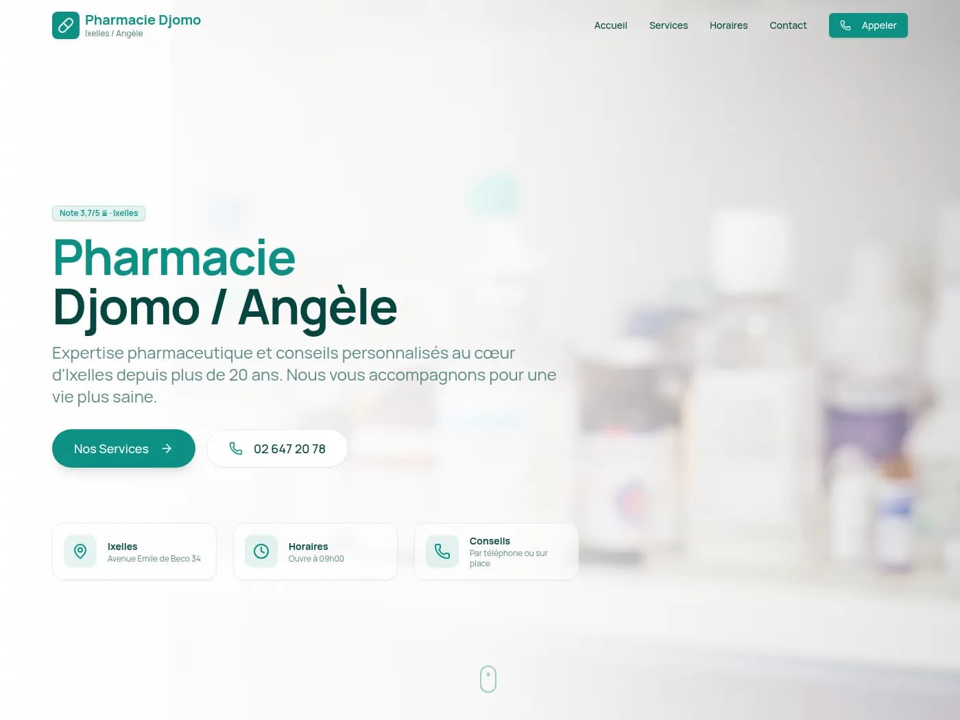 Pharmacie Djomo Showcase