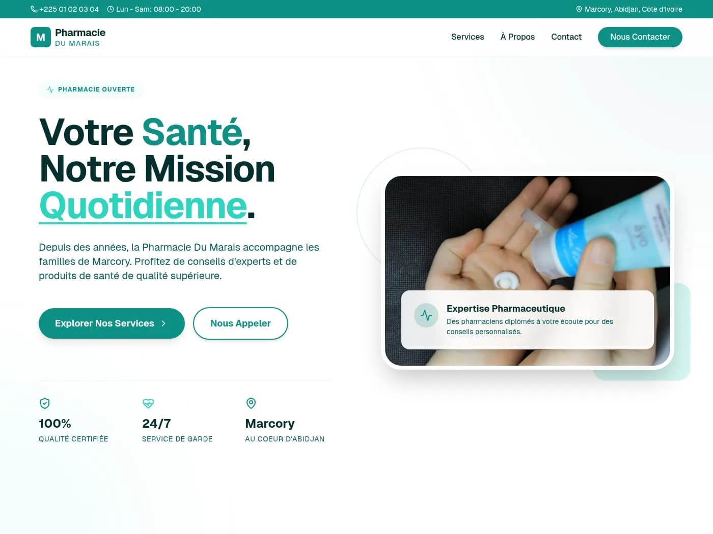 Pharmacie Du Marais Web