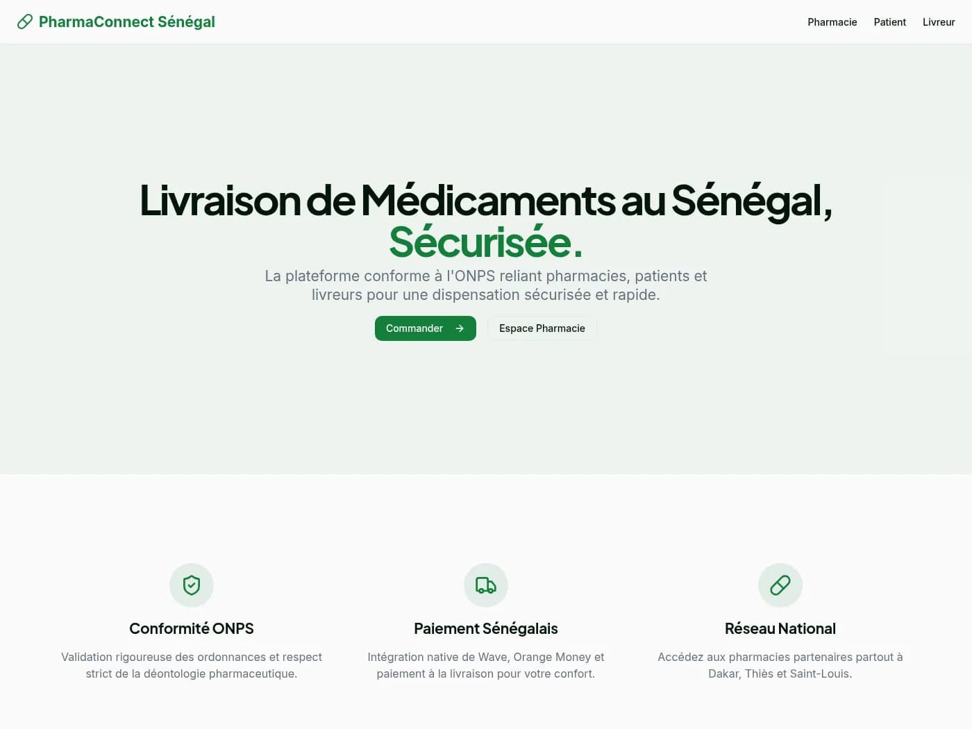 PharmaConnect Sénégal