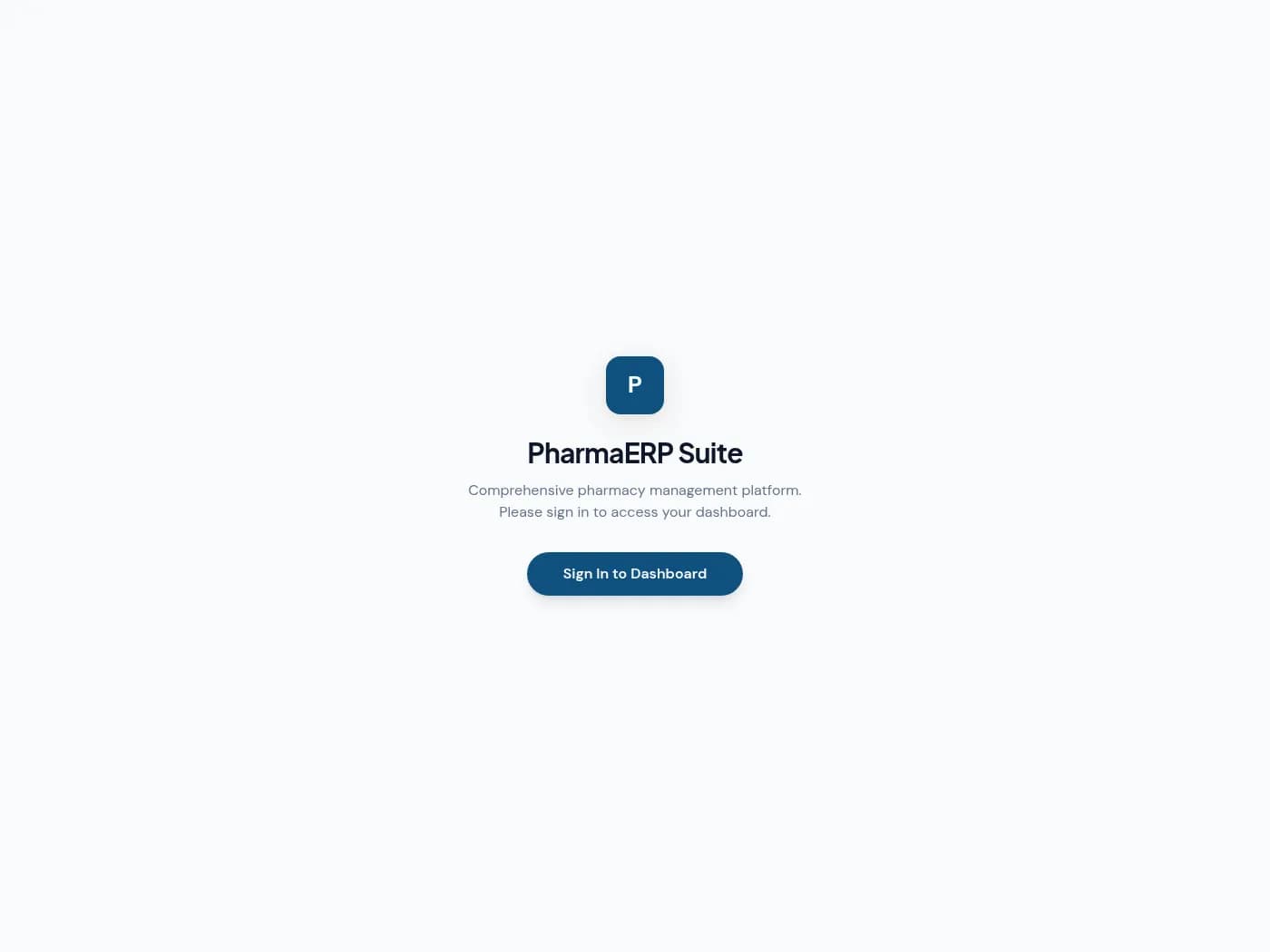 PharmaERP Suite