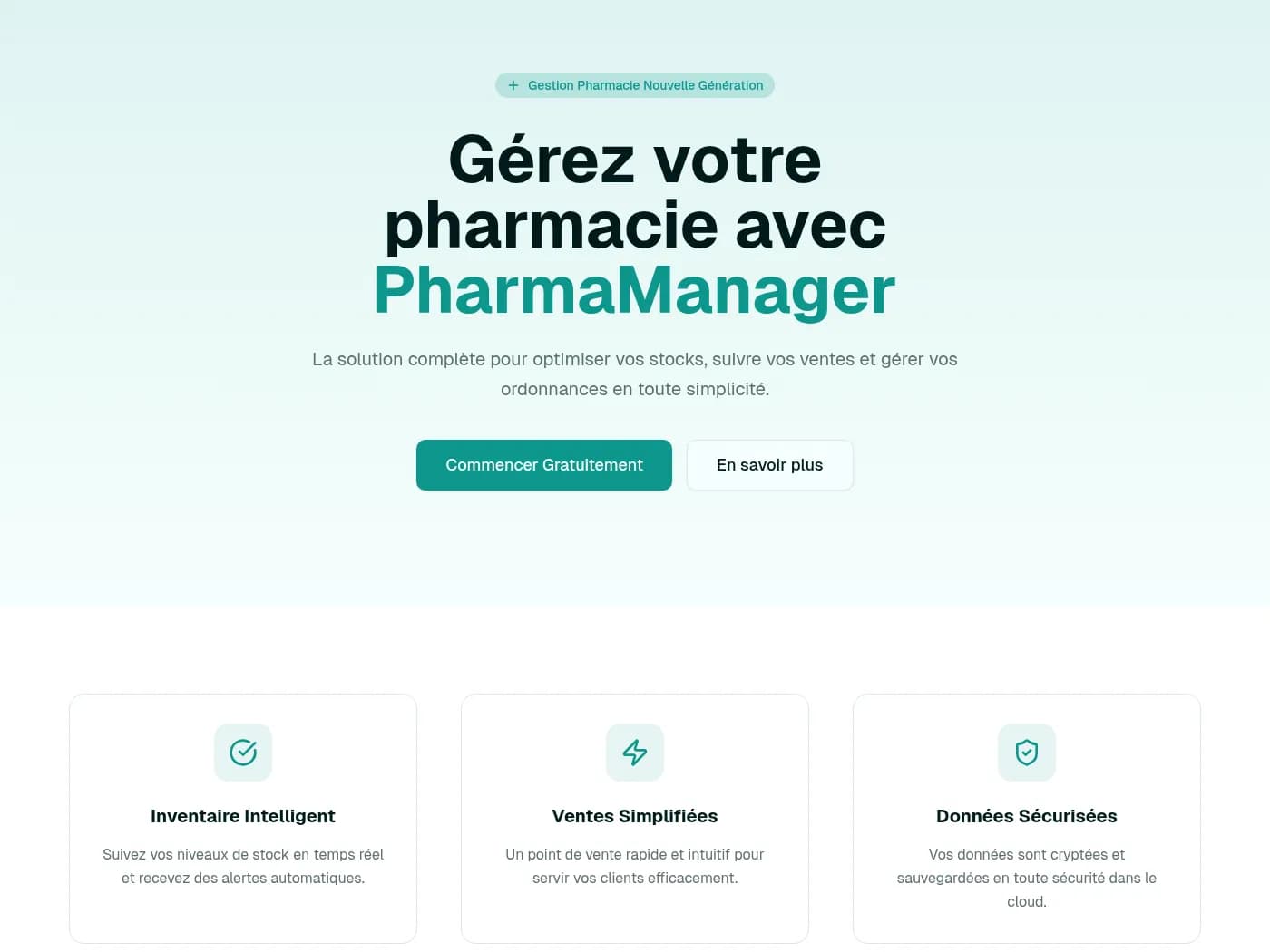 PharmaManager App