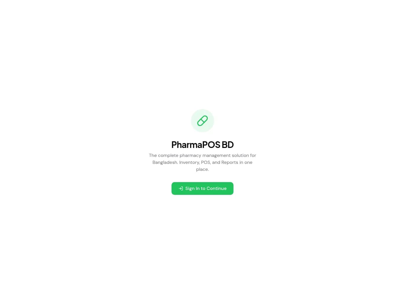 PharmaPOS BD Web App