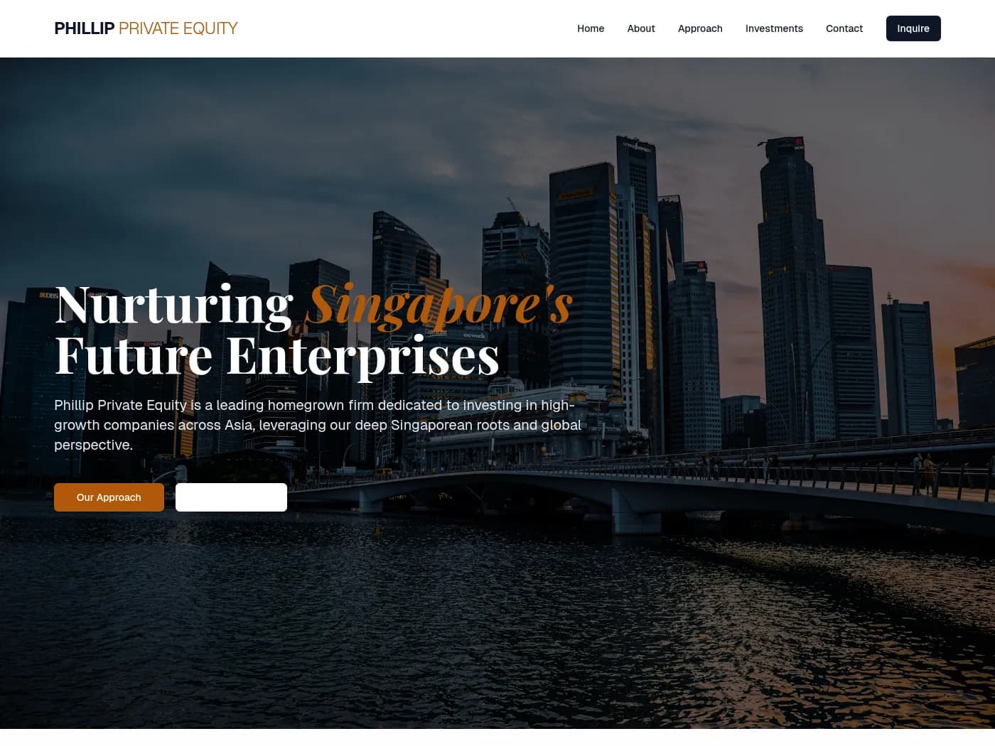 Phillip PE Fund Website