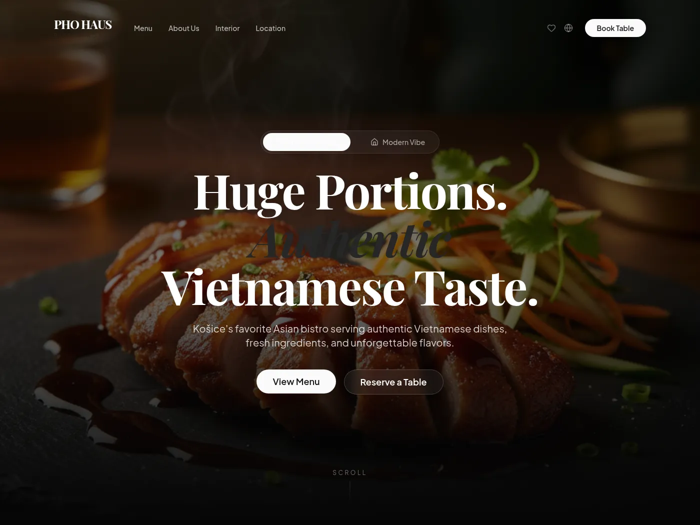 Pho Haus Bistro Website