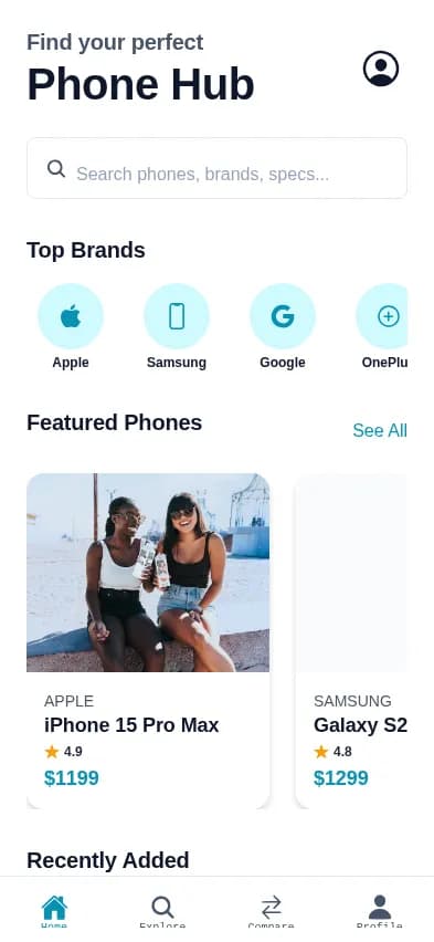 Phone Compare Hub