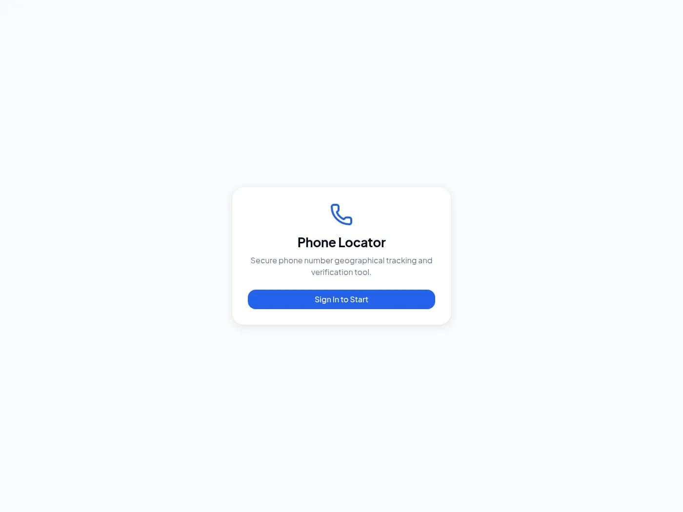 Phone Locator Utility