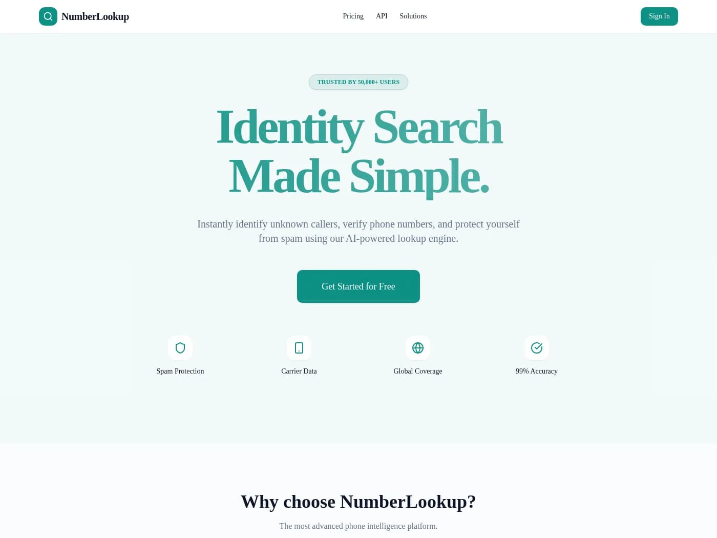 Contact Number Lookup