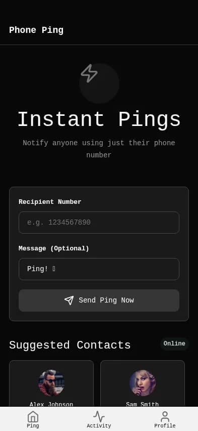 Phone Ping Notify