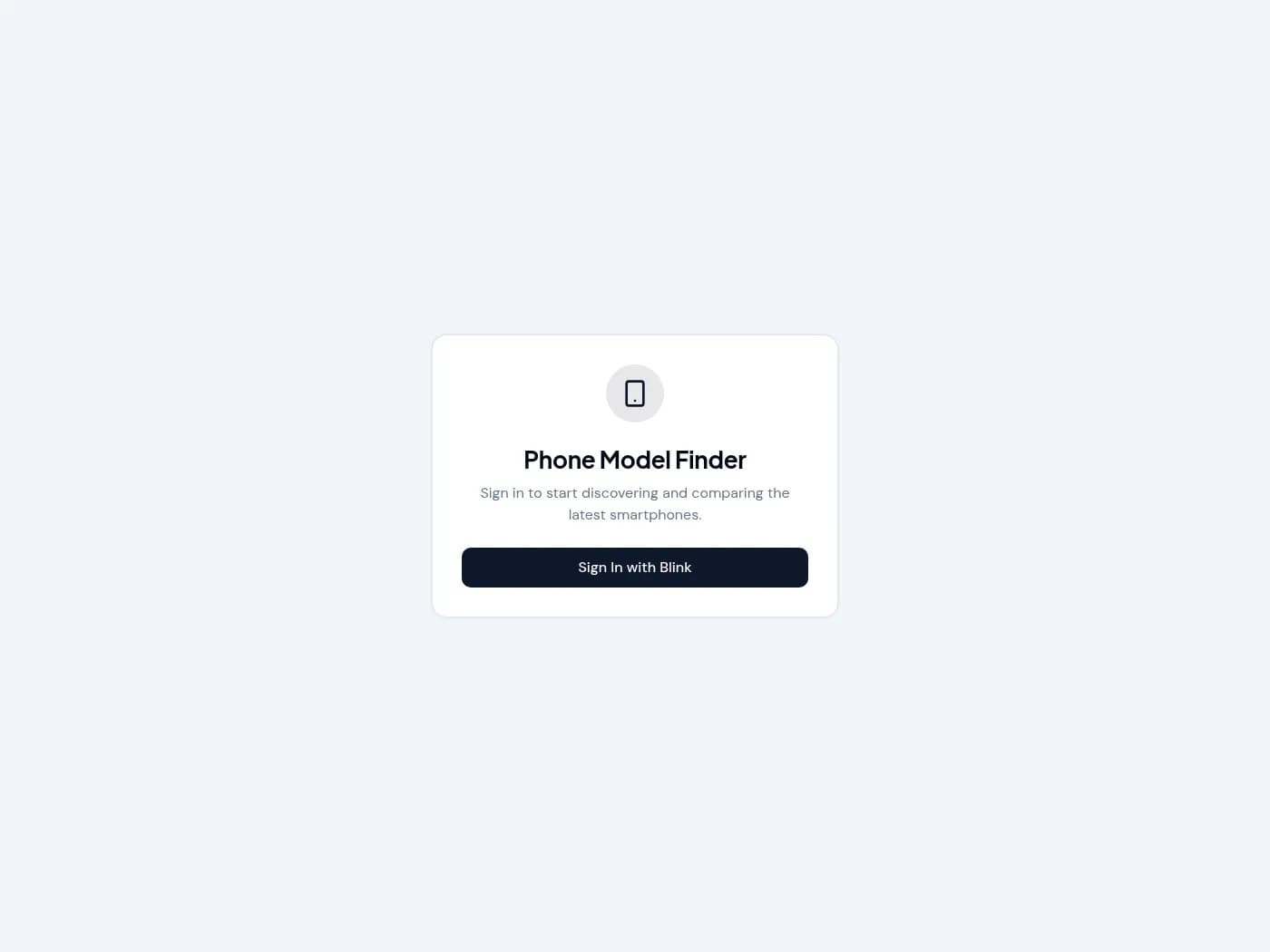 Phone Model Finder