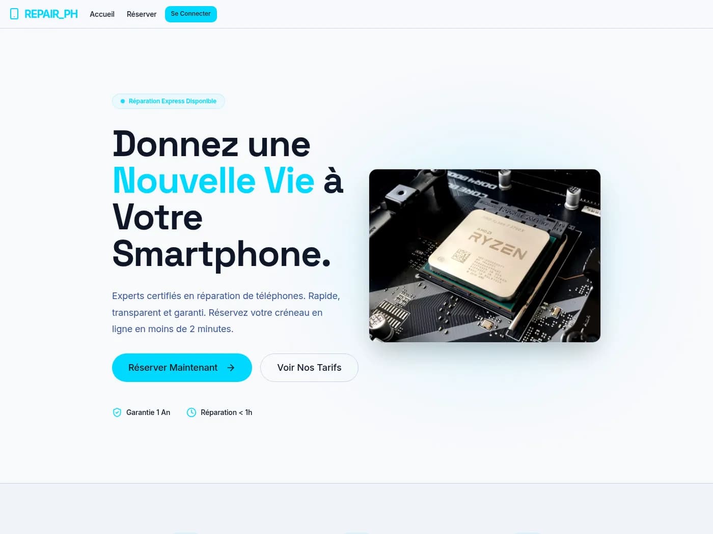 Phone Repair Booking Site