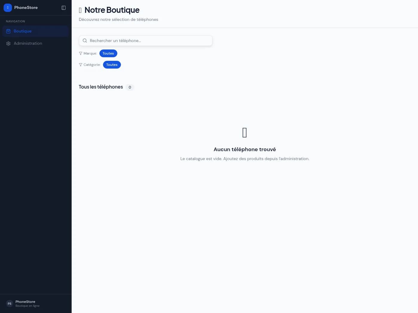 Phone Store Platform