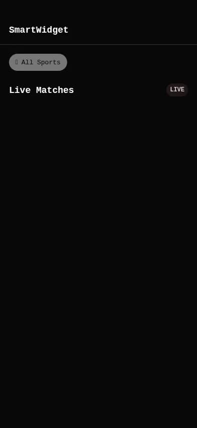 Smart Phone Widget