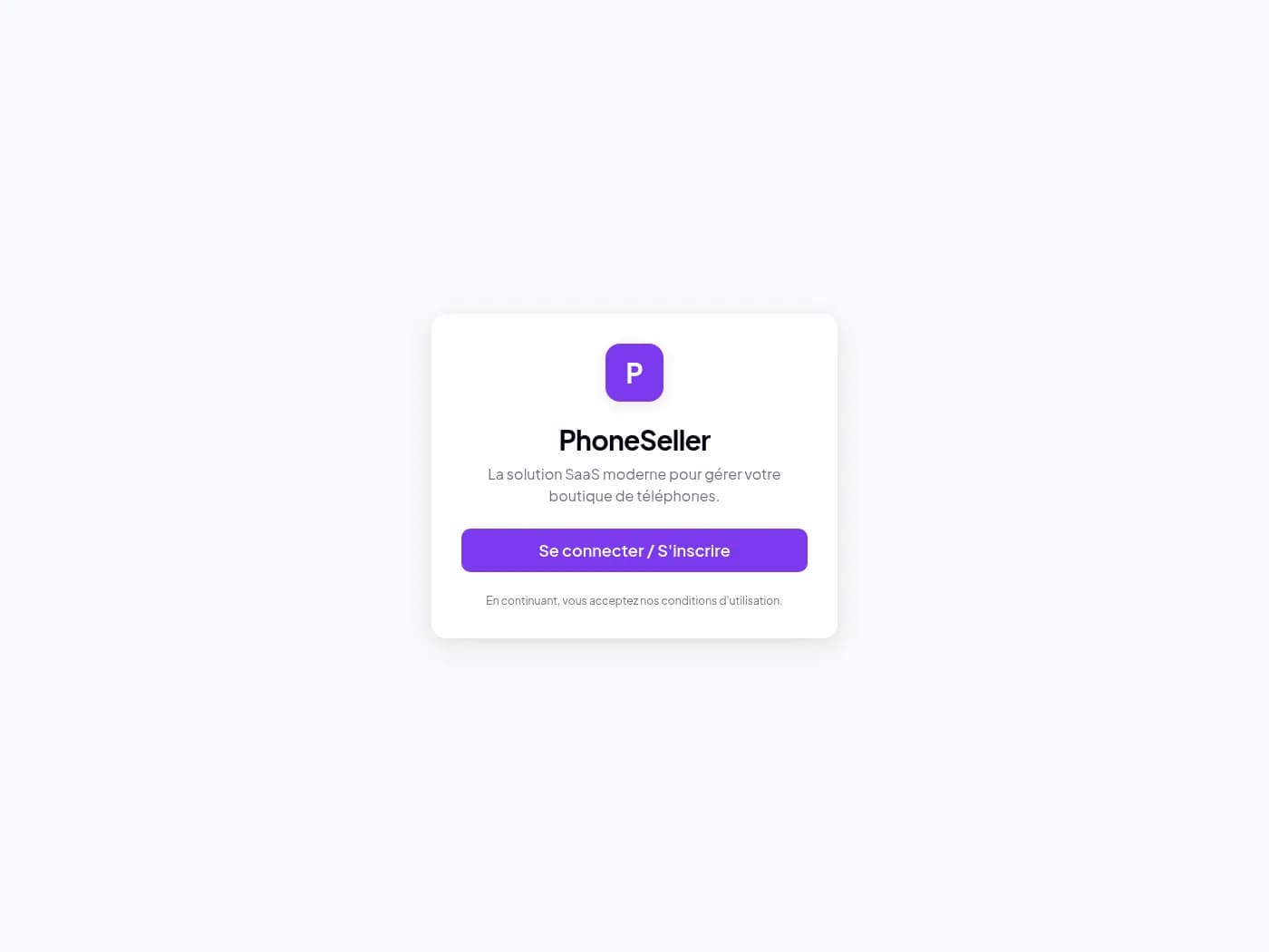 PhoneSeller SaaS Dashboard