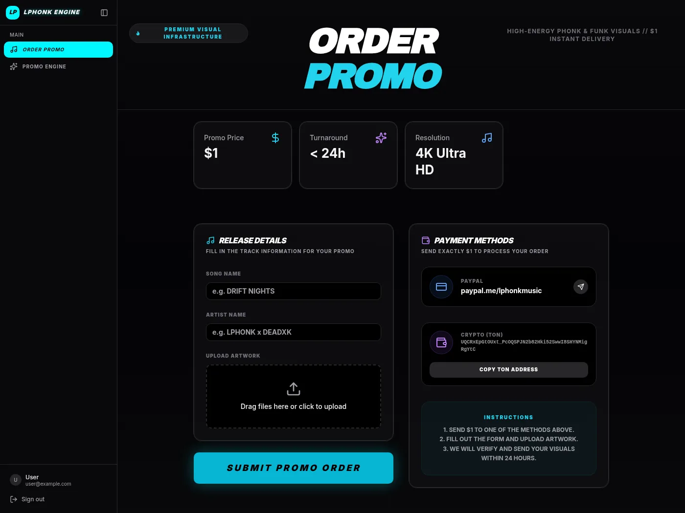 Phonk Promo Maker