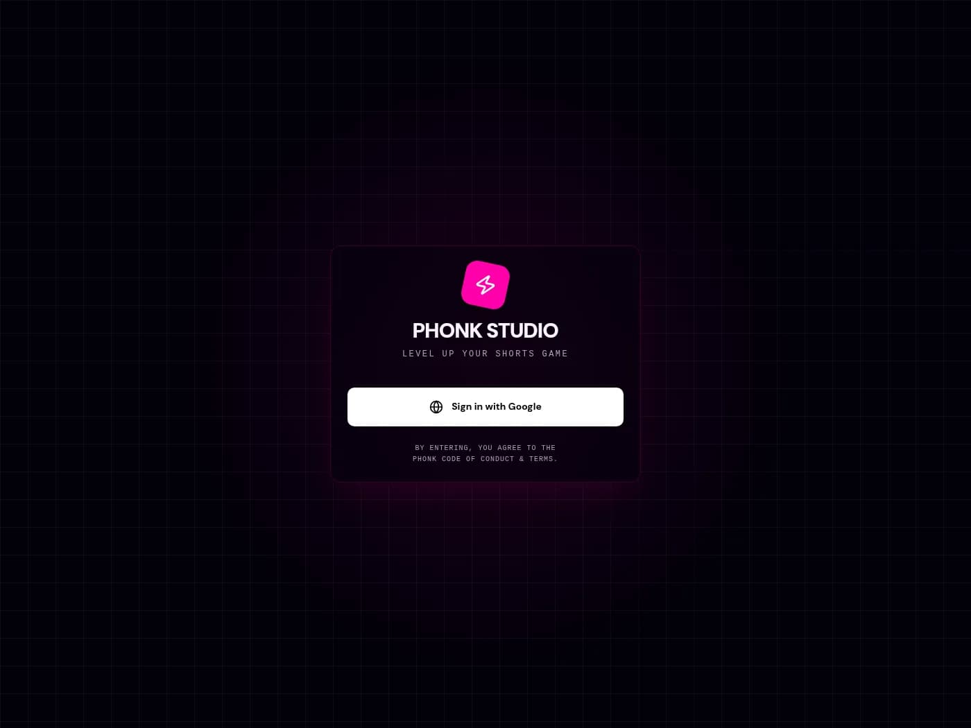 Phonk Style Shorts Studio