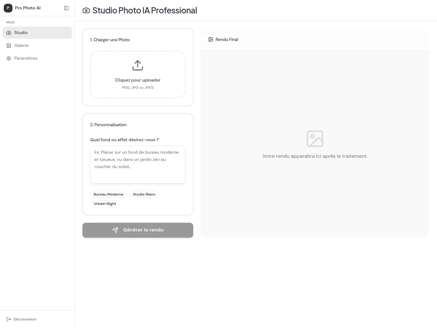 Pro Photo AI Studio