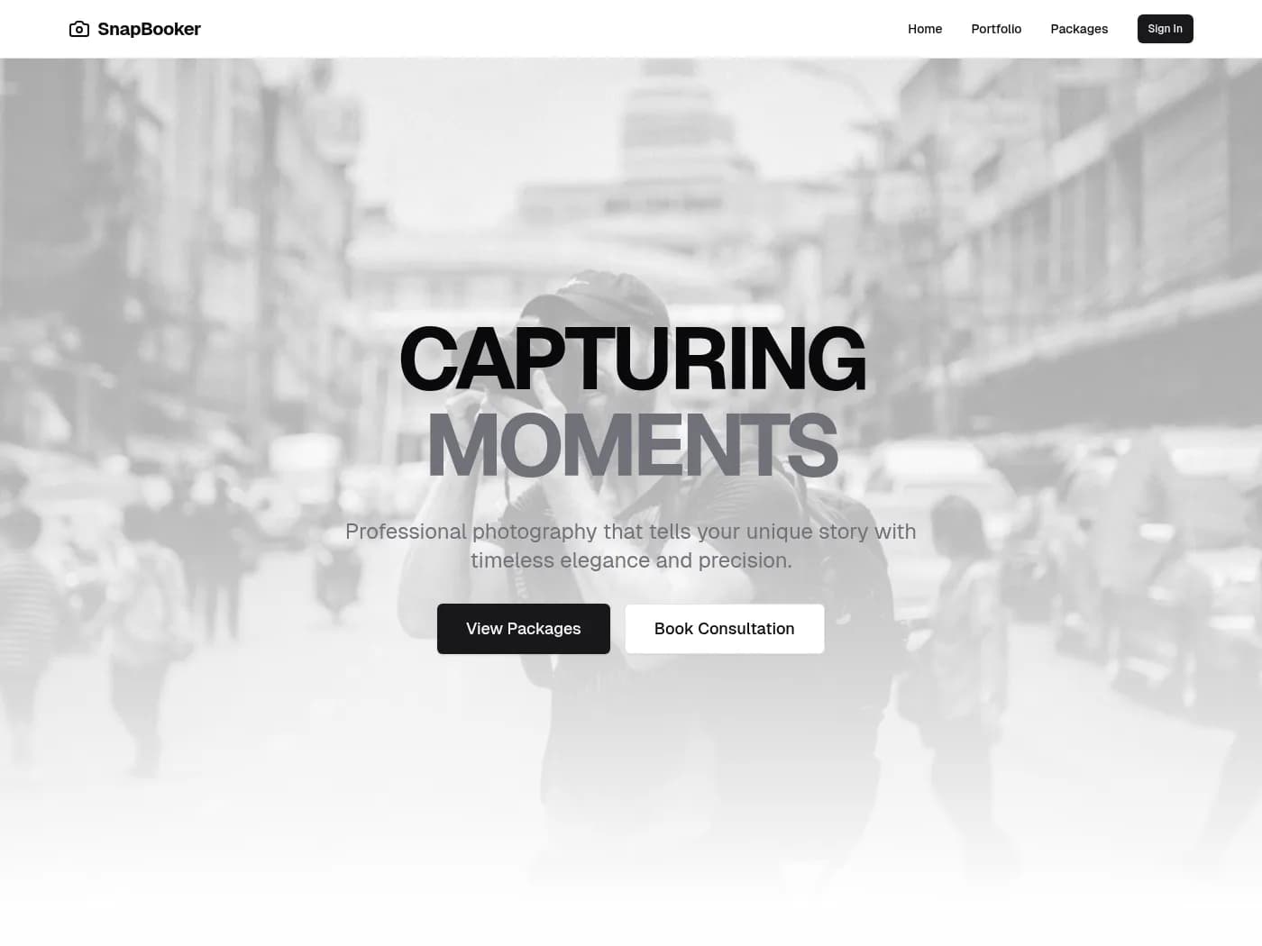 SnapBooker Site