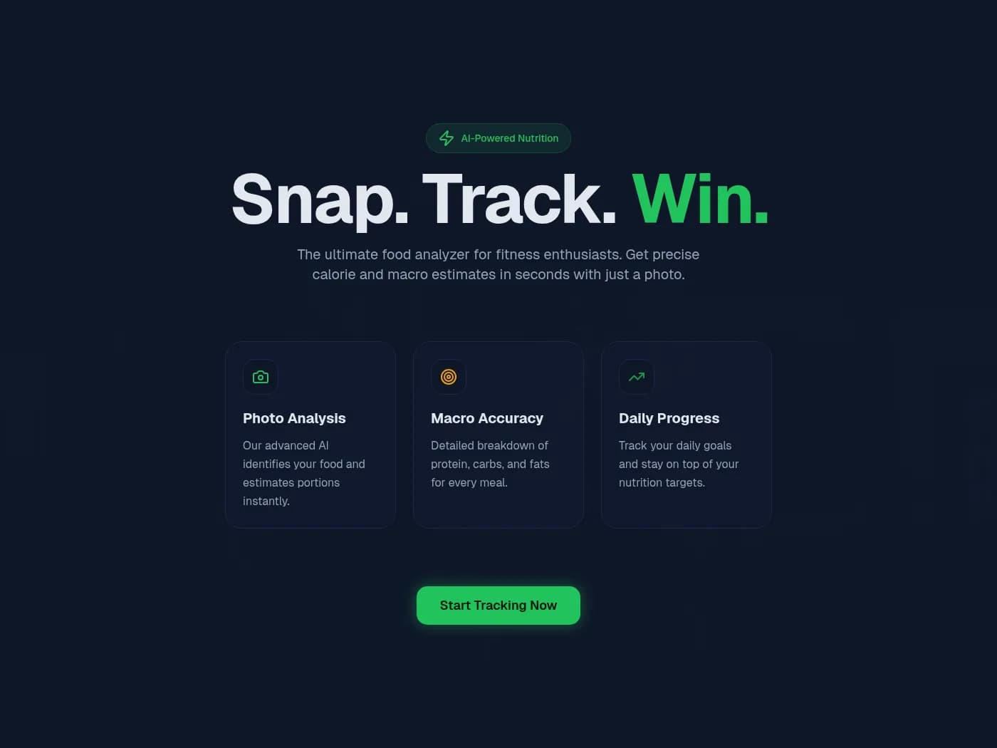 SnapCalorie Analyzer