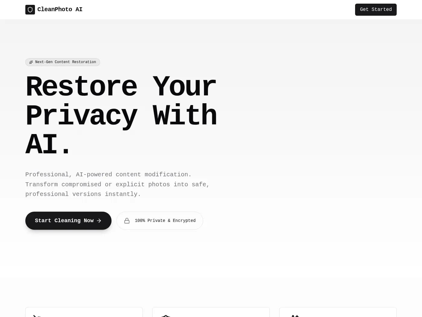 Photo Content Cleaner
